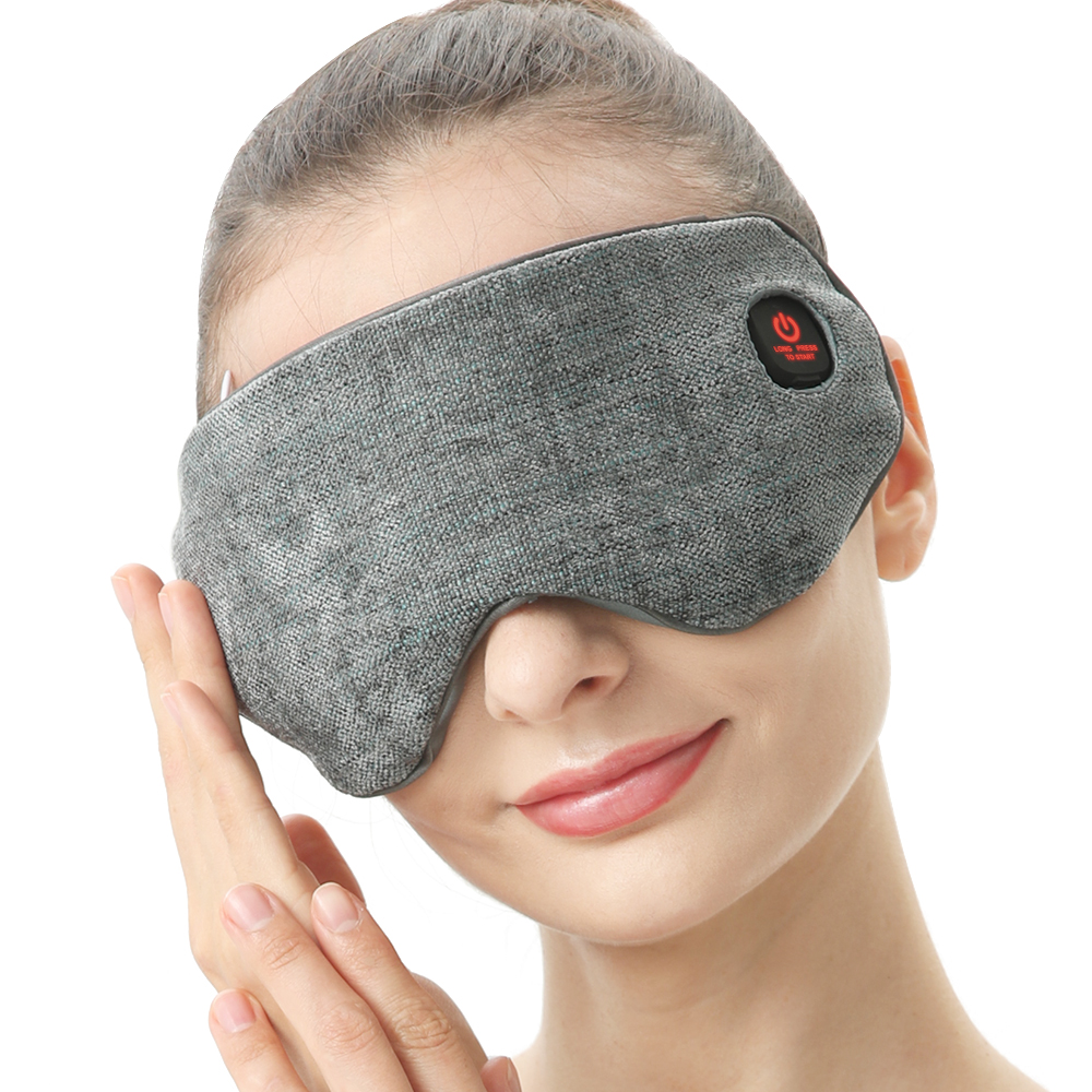 Cordless Heated Eye Mask Washable Portable Professional Electric Warm ...