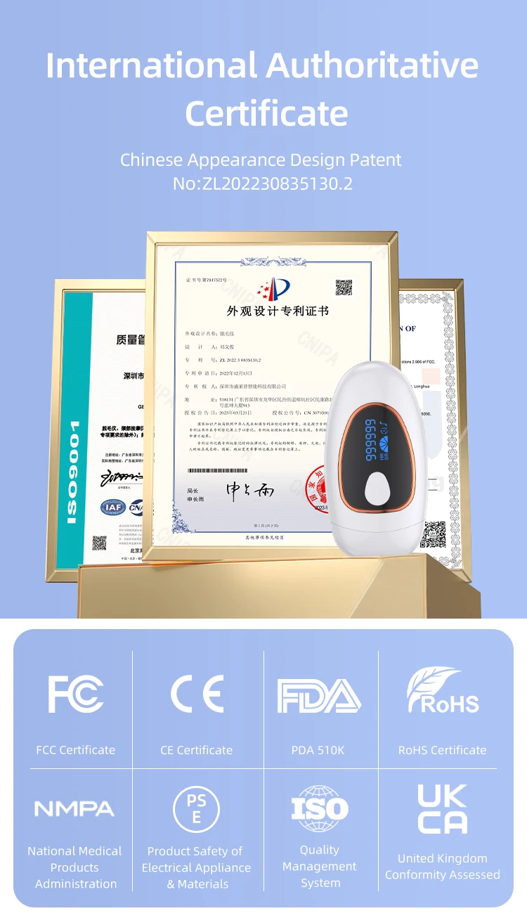 Mini IPL Hair Removal Device - Efficient & Portable