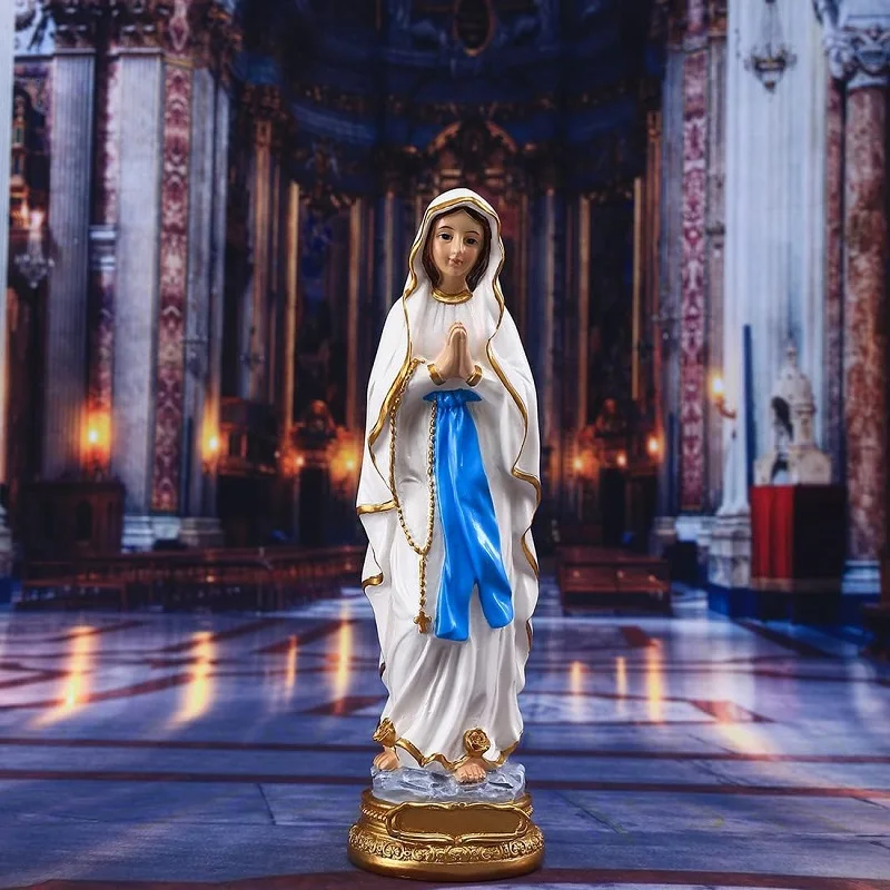Resin Small Blessed Mother Statues - Perfect for Home Decor