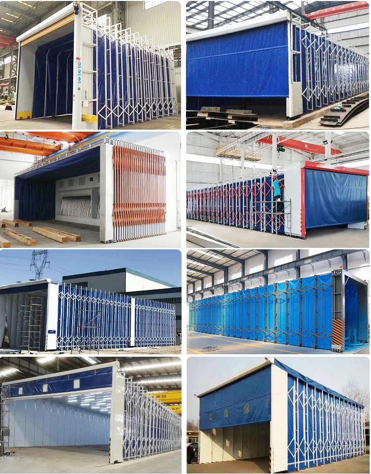 CE Certified Collapsible Retractable Spray Paint Booth