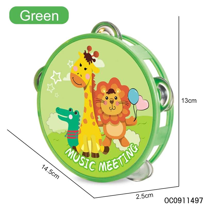 Cartoon Animals Design Baby Rattle Clapping Hand Bell Musical ...