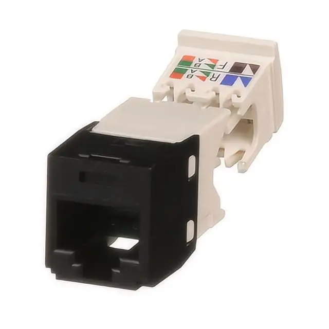 110 Idc Unshielded Type Rj45 Cat5e Cat6 180 Degree Keystone Jack Utp ...