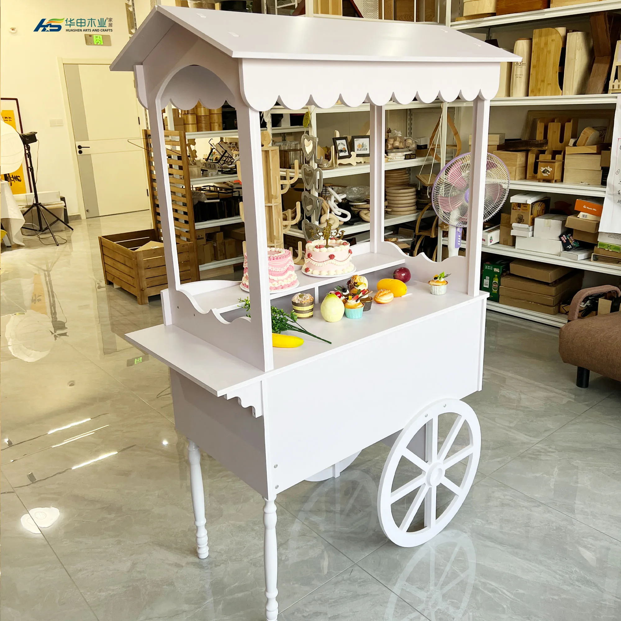 Customized Flower Candy Carts for Parties & Weddings - OEM Available