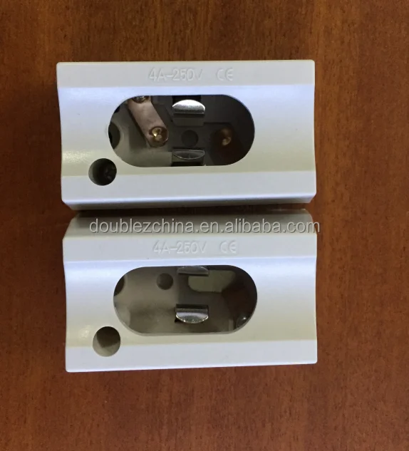 Led Wall Linear Light Base S14s S14d Mirror Tube Lamp Holder - Buy ...