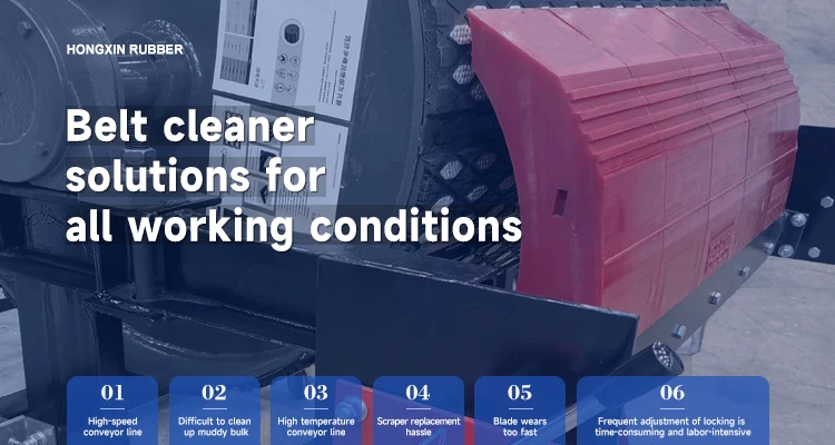 Belt Cleaner Manufacturers Primary Scraper Blade Primary Belt Cleaner ...