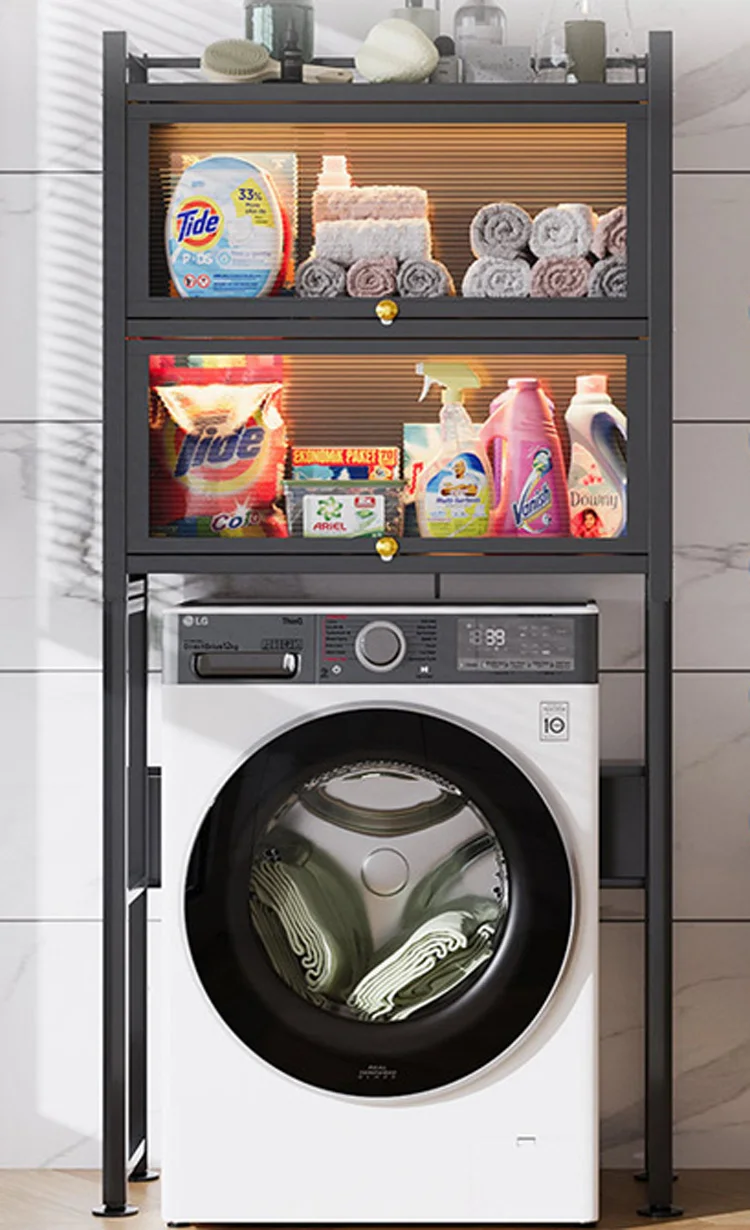 Washing Machine Storage Rack Scandinavian Space-saving Waterproof And ...