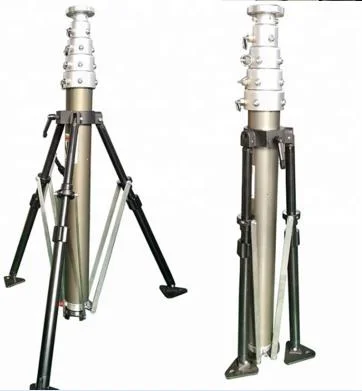 10m Customizable Pneumatic Telescoping Mast for Lighting protection Rod ...
