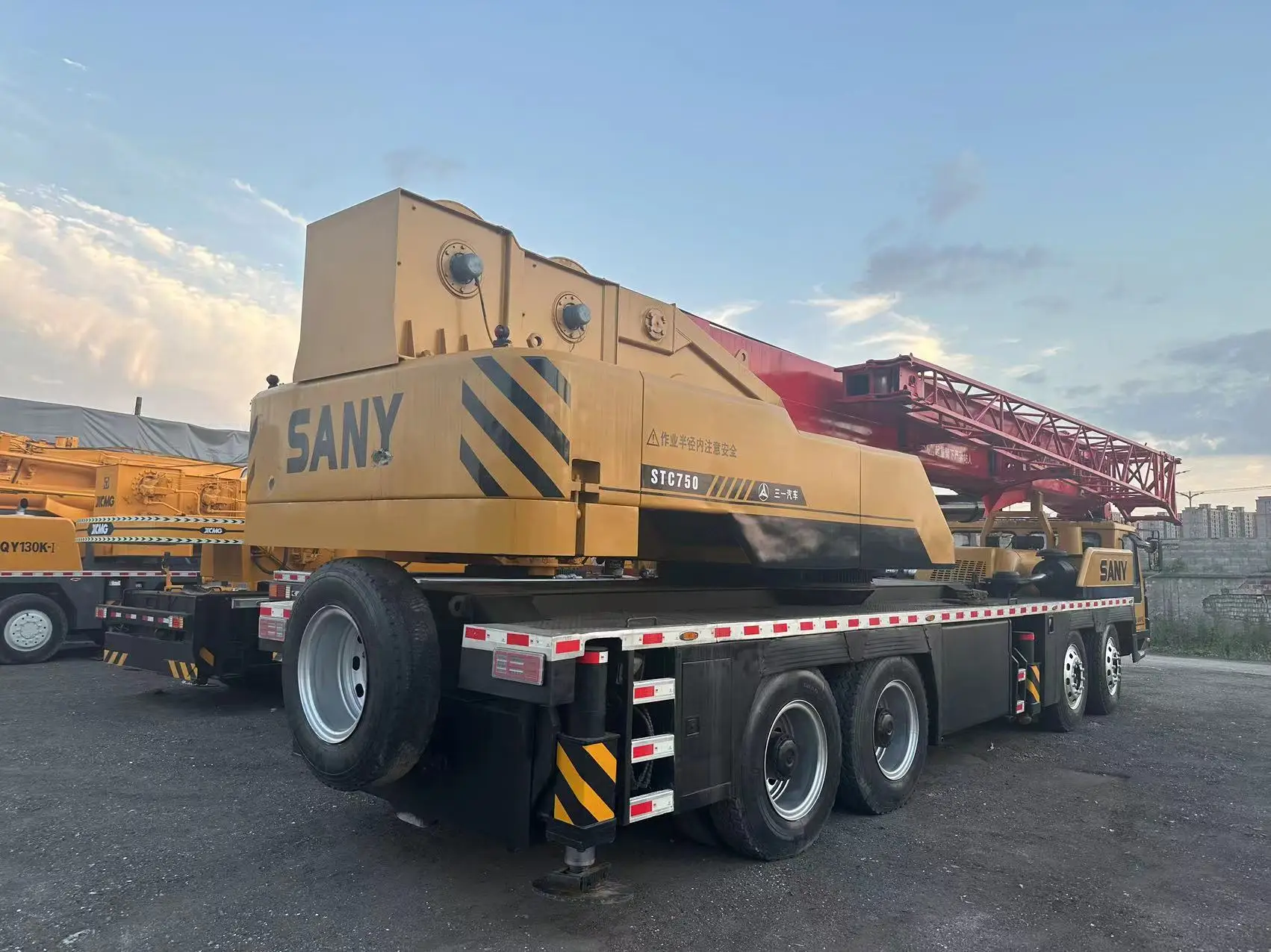 Sany Stc750 Stc1000 Used Mobile Crane Truck Hydraulic Truck Crane For ...