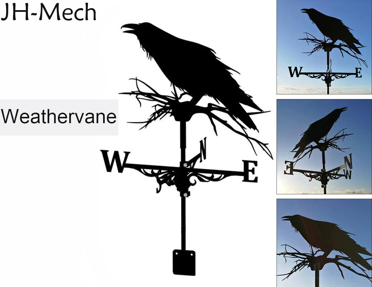 JH-Mech Weather Vane Adds Lasting Color to Your Backyard.-JH-Mech ...