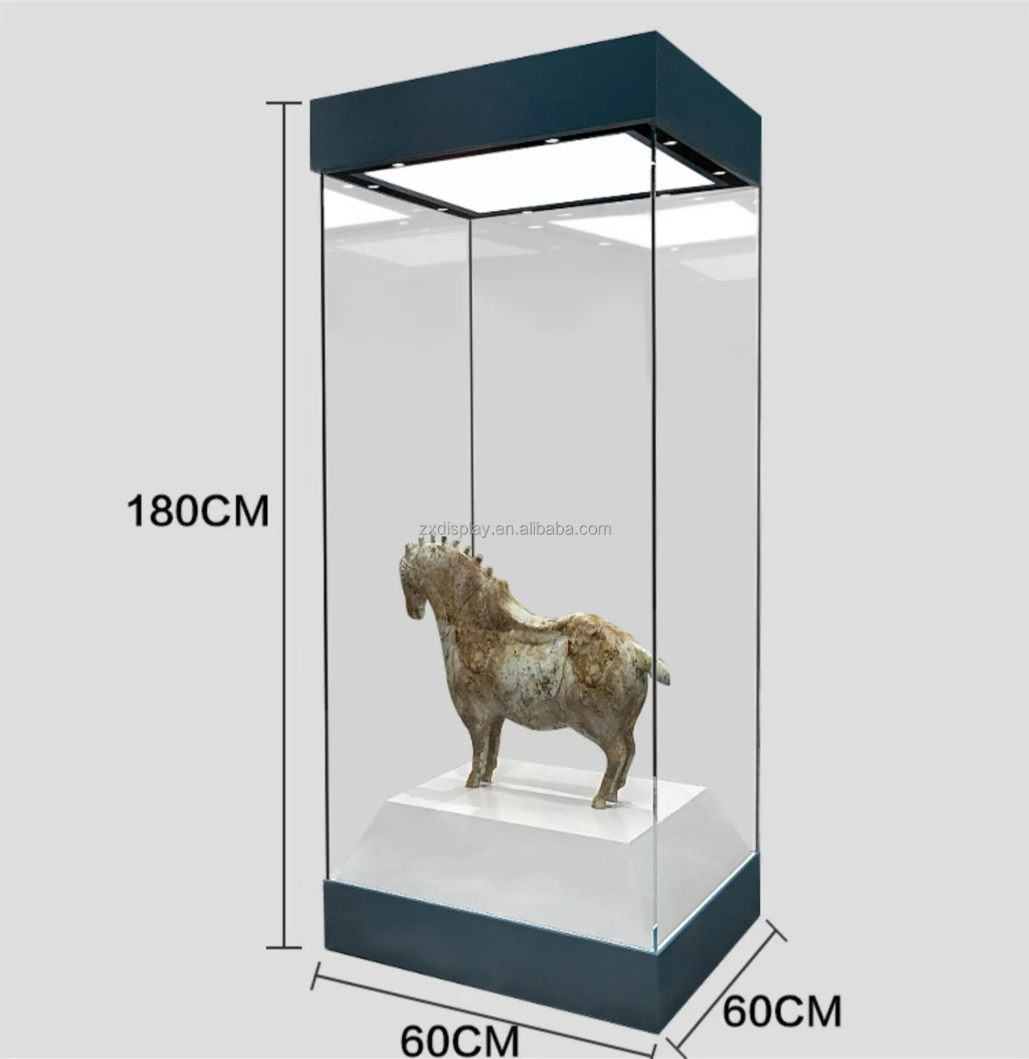 High End Museum Showcase Vitrine Showcase Glass Showcase - Buy Museum ...