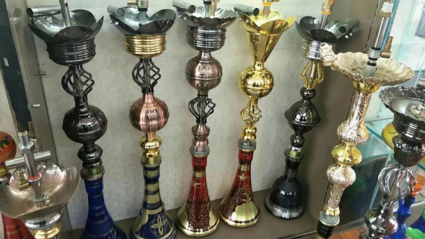 Iraq Hookah Shisha Set - Large Size Brass & Accessories