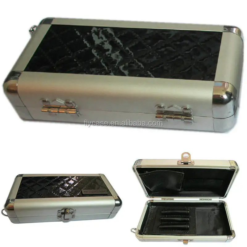 Aluminum Darts Box and Case Inside With Leather Dart Bags and Lock Dart ...