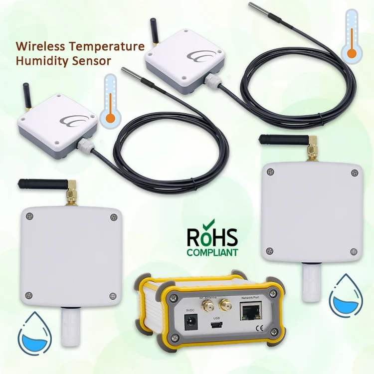 Wireless analog temperature sensor Smart Agriculture Sensors 4 Sets ...