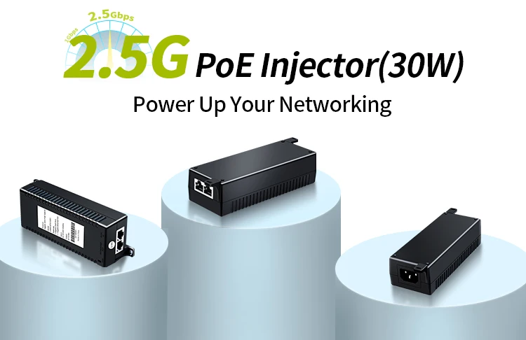 Industrial 30w Poe Injector Poe Function Poe Extender Ieee802 Ethernet ...