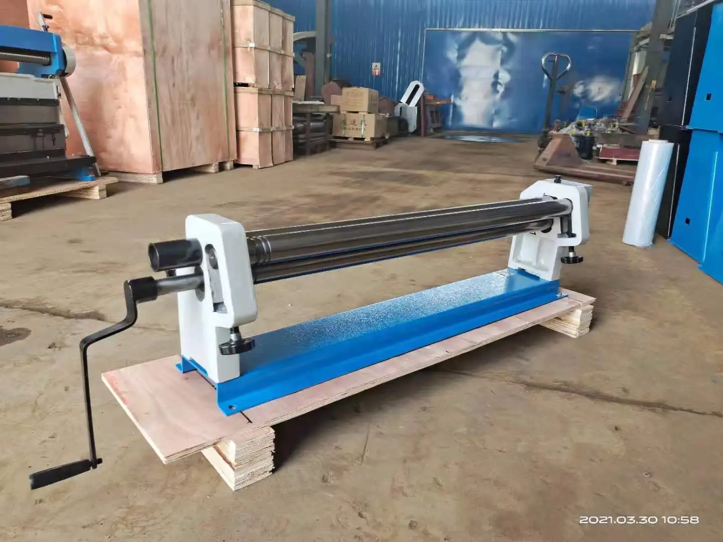 DIJIN Manual Slip Roll W01-0.8X1000 - Efficient Metal Bending