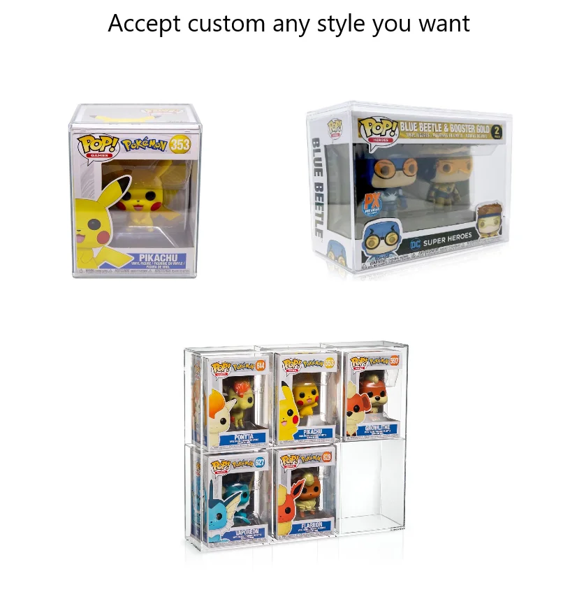 Funko Pop Protector Box - Premium Acrylic Display Case