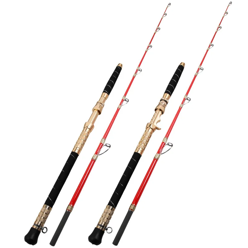 High carbon 1.65m 1.8m 1.95m 2.1m boat fishing rod trolling fishing rod ...