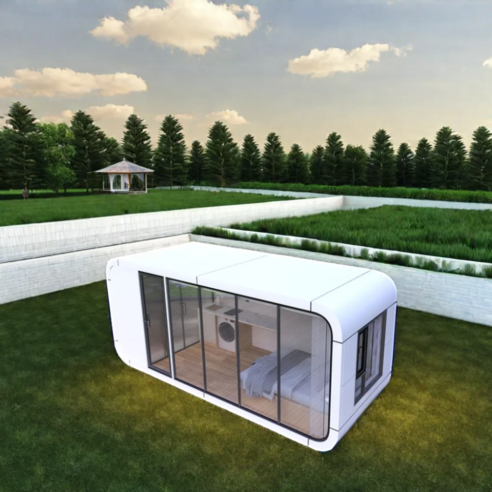 Aluminum Alloy Prefabricated Luxury Container House Tiny House Luban ...