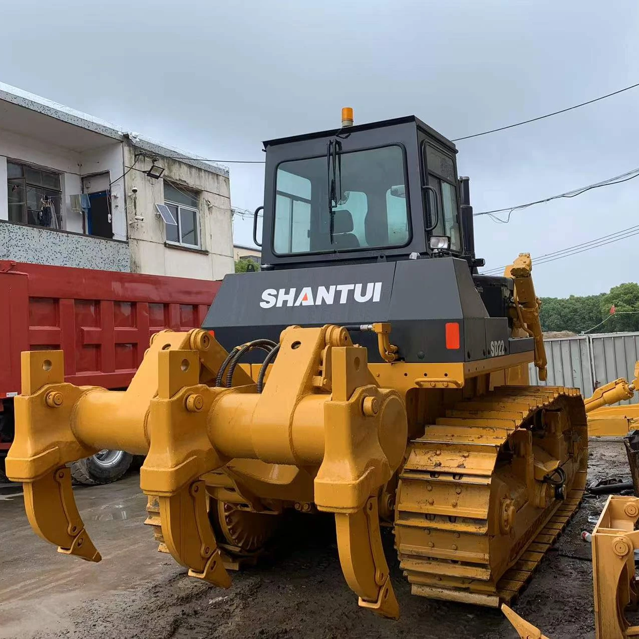 Second Hand Used China Heavy Bulldozers Shantui Sd21 Sd22 Cat D5h D6r ...
