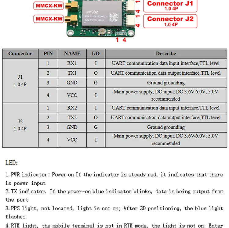 Beitian Built-in Um982 Positioning Heading Full Band Full Frequency L1 ...