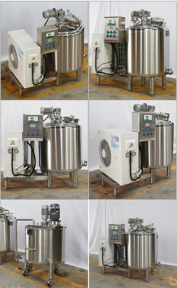 Stainless Steel Industrial Milk Pasteurization Device 300l Mixer Pasteurized Cow Milk Machine ...
