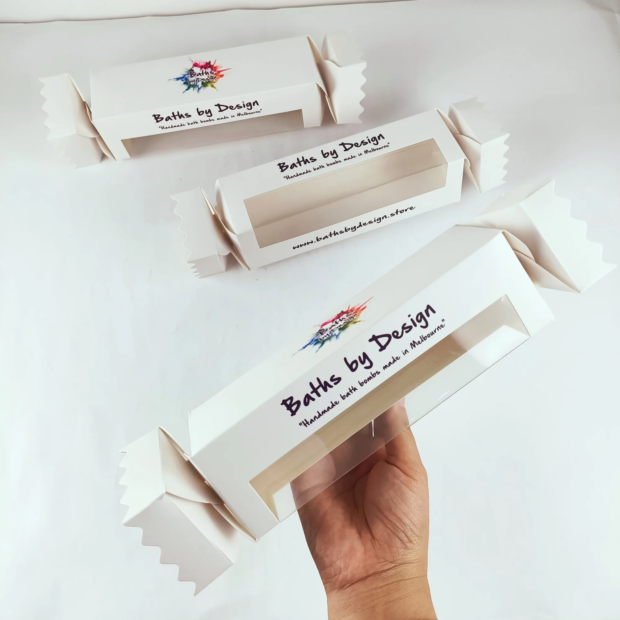 Cardboard Christmas Cracker Box - Custom DIY Wedding Gift