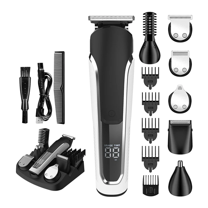 6 in 1 Grooming Kit Beard Shaver Nose Body Trimmer Professional ...