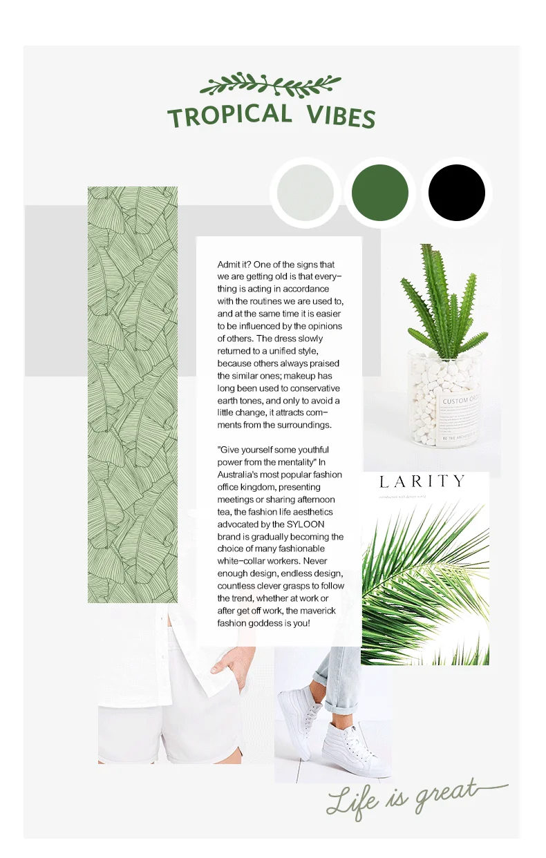 Custom Back To School Tropical Vibes Eco Friendly Stationery Gift Set ...