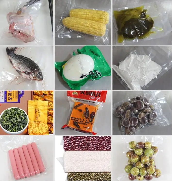 Double Chamber Nitrogen Gas Flushing Food Pp Bag Packing Sealing Sealer ...