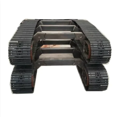 Steel track chassis crawler undercarriage for excavator, drilling rig ...
