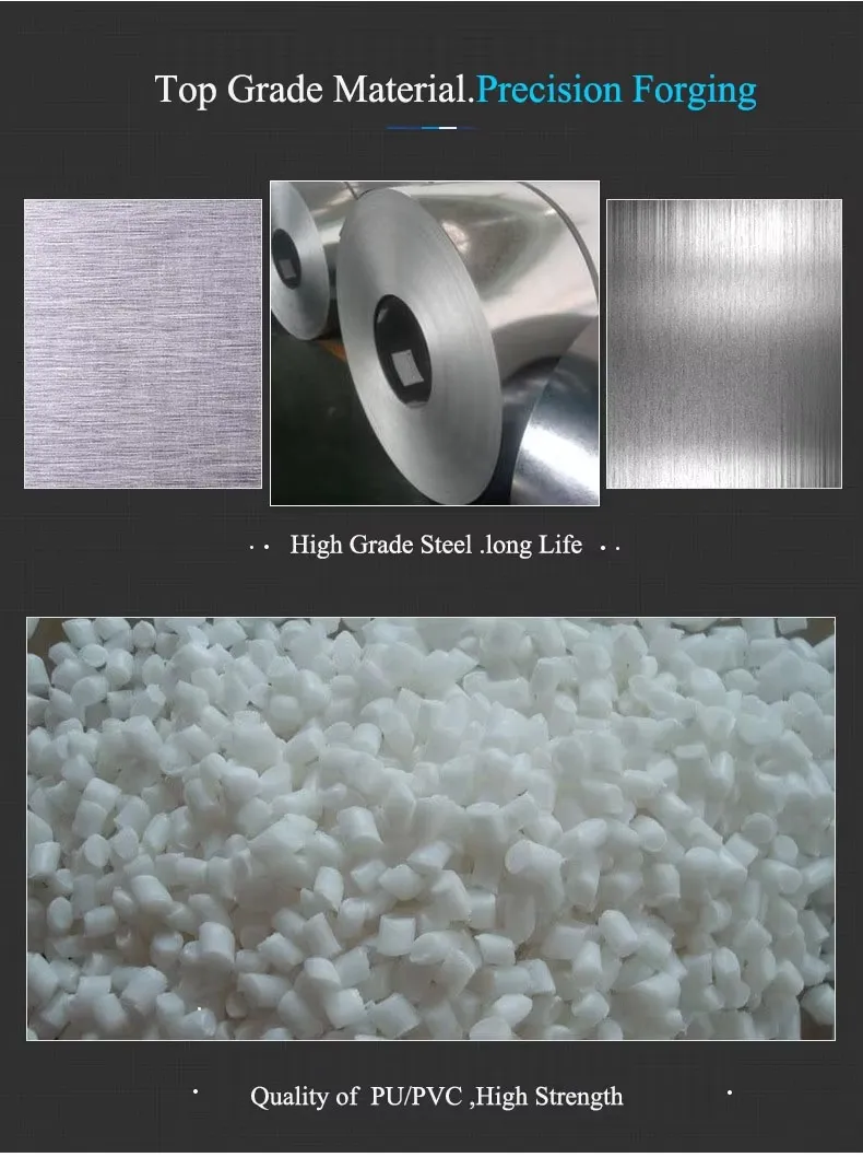 Swivel PVC/PP Industrial Duty Caster Swivel Fixed Rigid Caster Wheels 2 ...