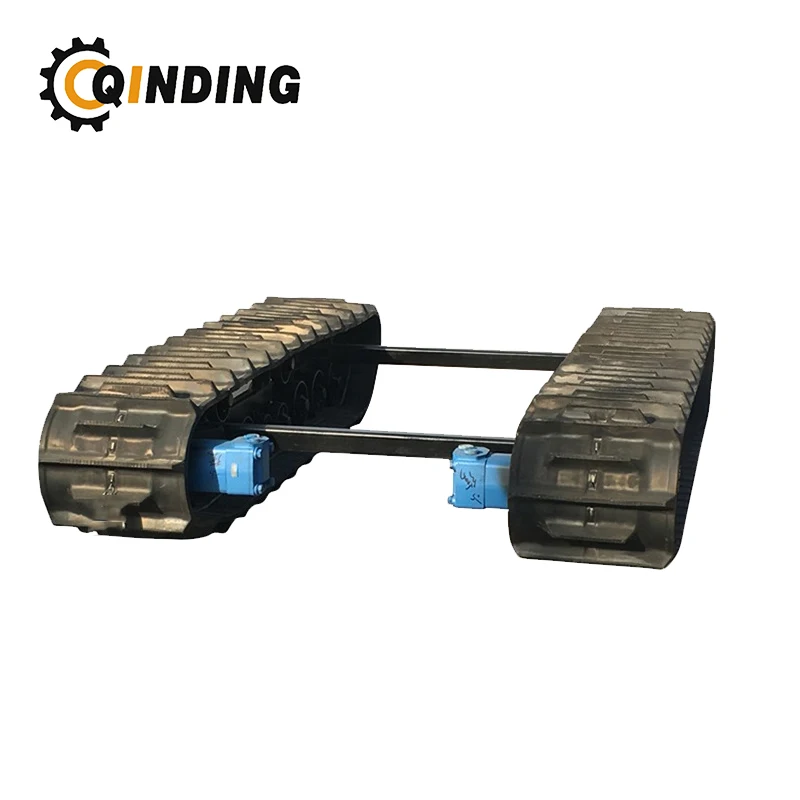 QDRT-8T 8Tons Complete Rubber Track Undercarriage System for Machine ...