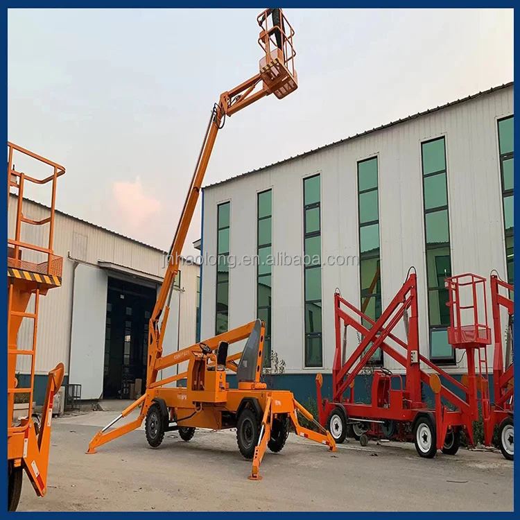 Curved Arm Lifting Platform,Mobile Telescopic Arm Lift Self Operated ...