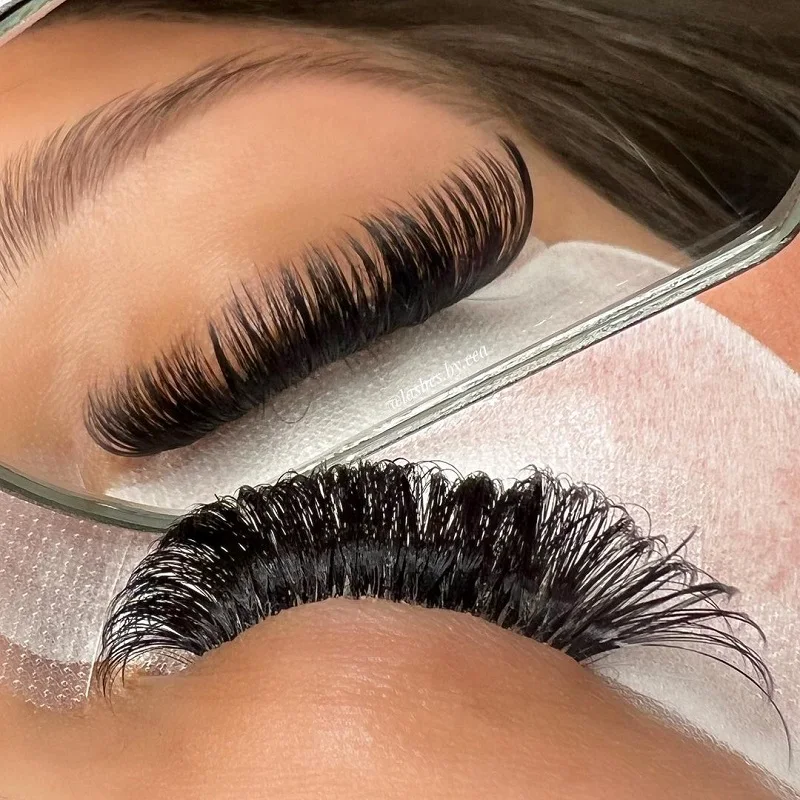 Matte Black Cashmere Lash Extensions Volume Trays Wholesale Private ...