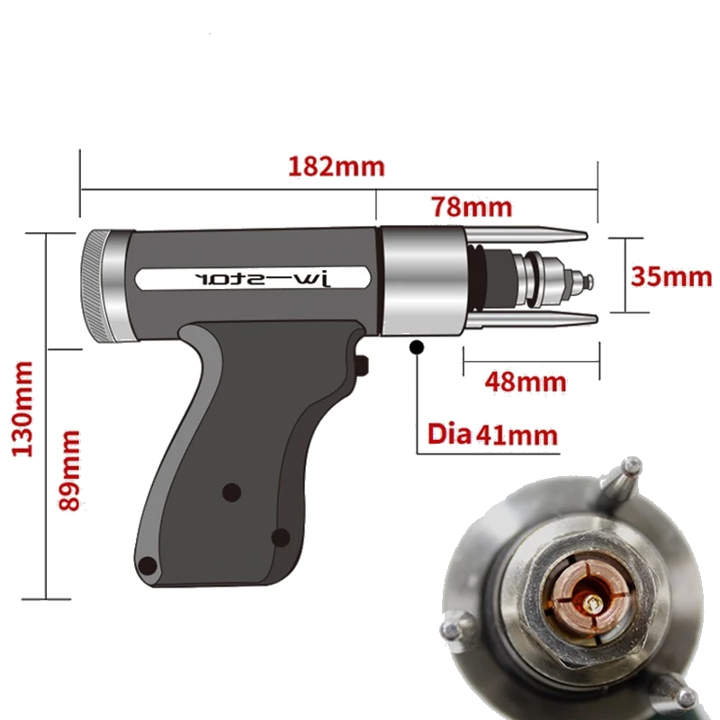 Stud Welding Torch Capacitor Discharge Welding Gun With 4m Cable 1pcs ...