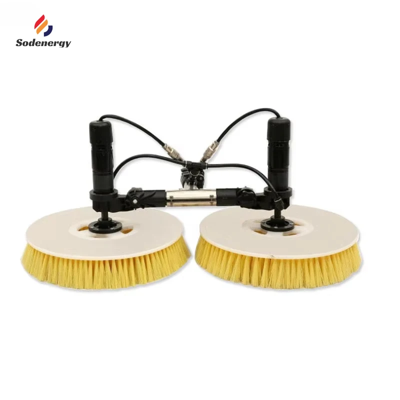 Sodenergy Dual-Head Solar Panel Cleaning Machine Cleaning Brush with ...