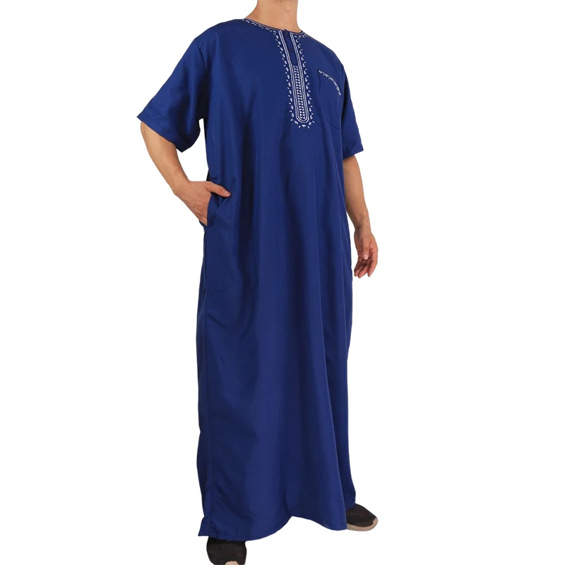 Islamic Men Wear Thobe/muslim Long Kurta/wholesale Jubba/thawb - Buy ...