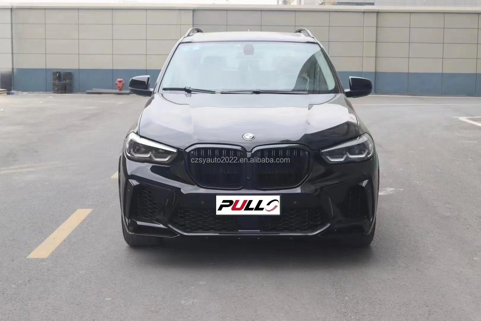 Body Kit Include Front Bumper Assembly Rear Lip Exhaust Pipe and Side ...