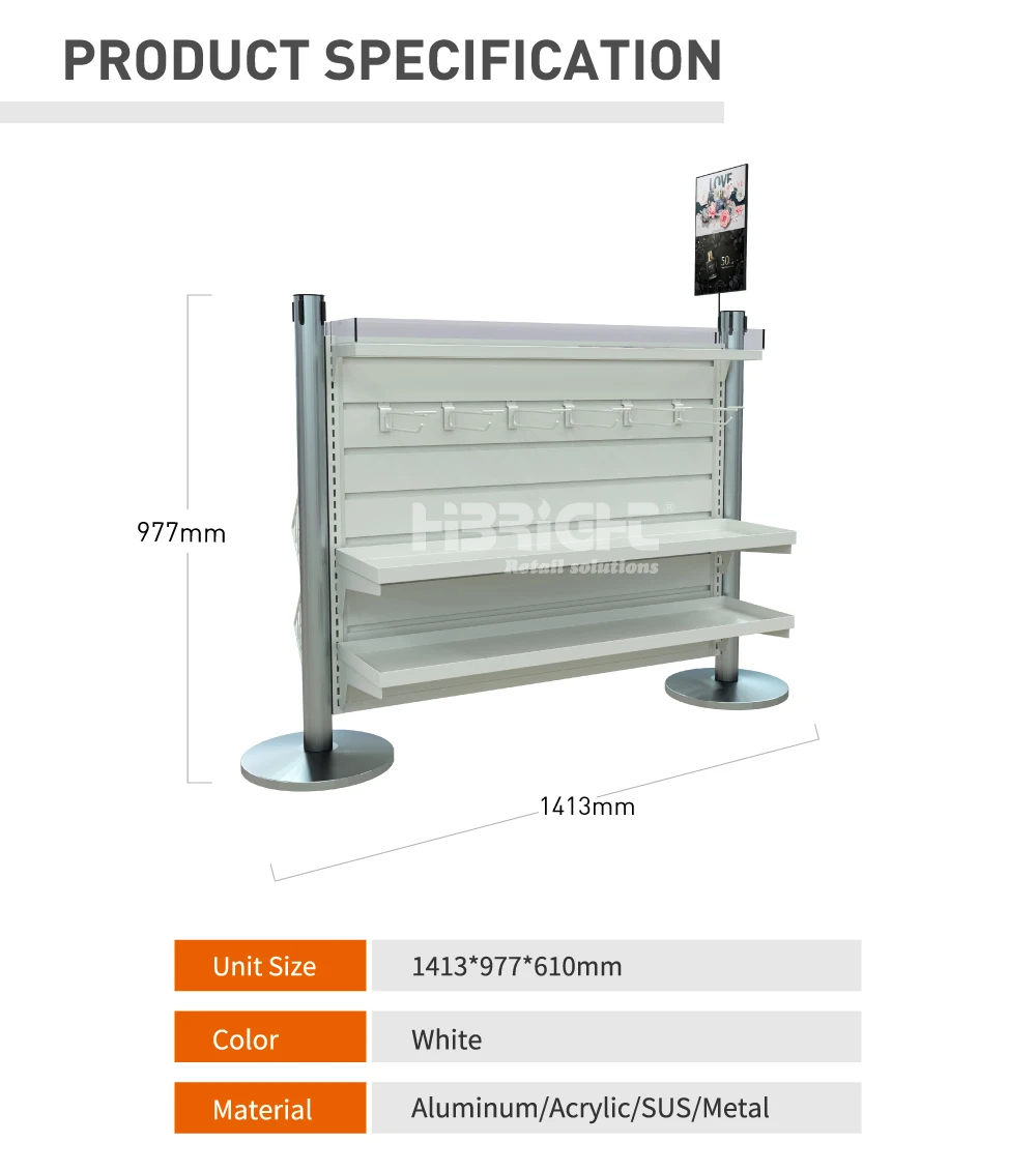 Modern New Design Double Single Sided Multi Layers Iron Retail Queuing ...