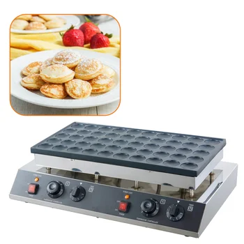 Commercial New Snack Poffertjes Grill 50 Holes Mini Dutch Pancake Maker ...