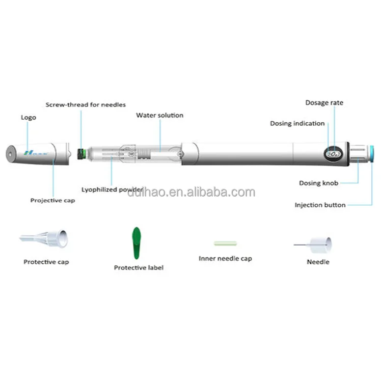 4 ml Double Chamber Injection Pen Pre-filled Dual Chamber Weight Loss ...