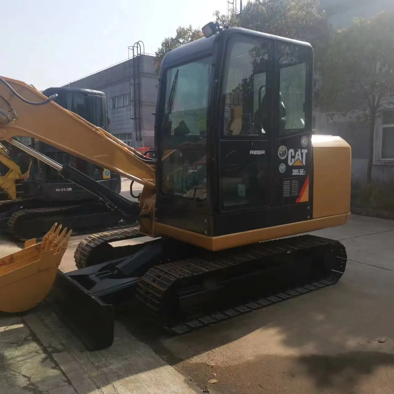 Used Cat 305.5e2 Small Mini Excavator Second Hand Cat 305.5e2 Excavator ...