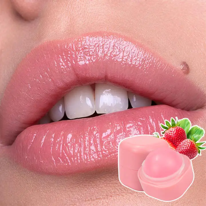 4 Flavors Strawberry Lip Balm - Natural Long Lasting Care