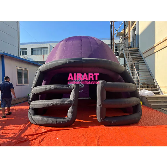 Inflatable Hockey Helmet Tunnel - Customizable Event Tent
