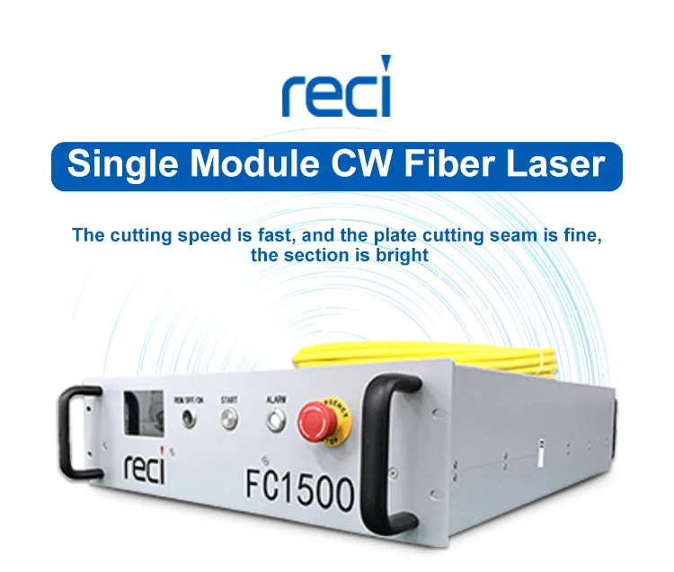 Reci New Type 1500W 3000W Fiber Laser Source for Cutting and Welding ...