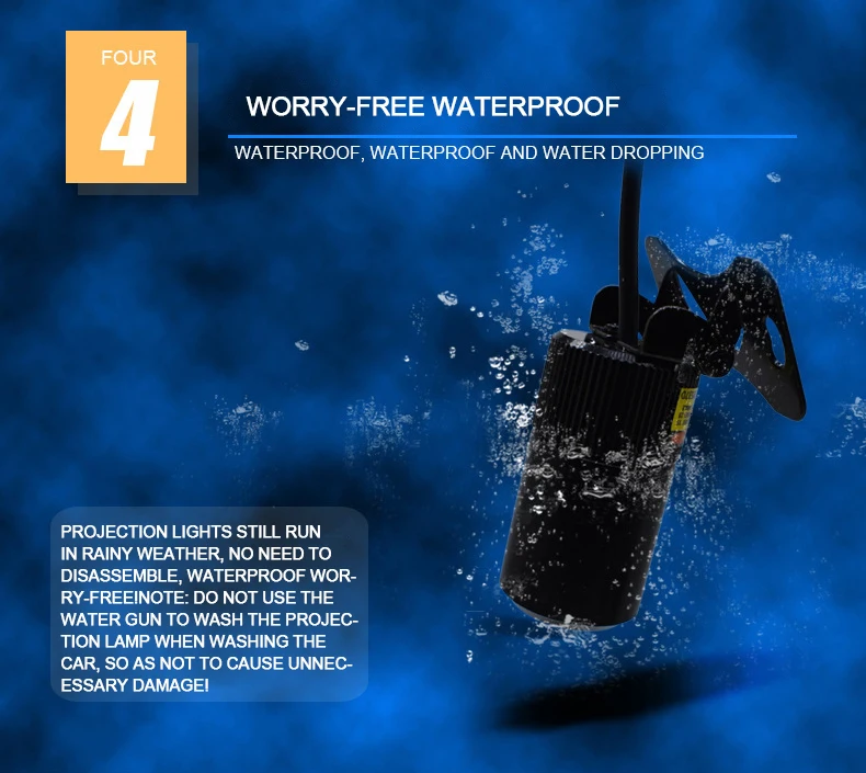 Car Brake Tail Warning Light - Universal Auto LED Projector