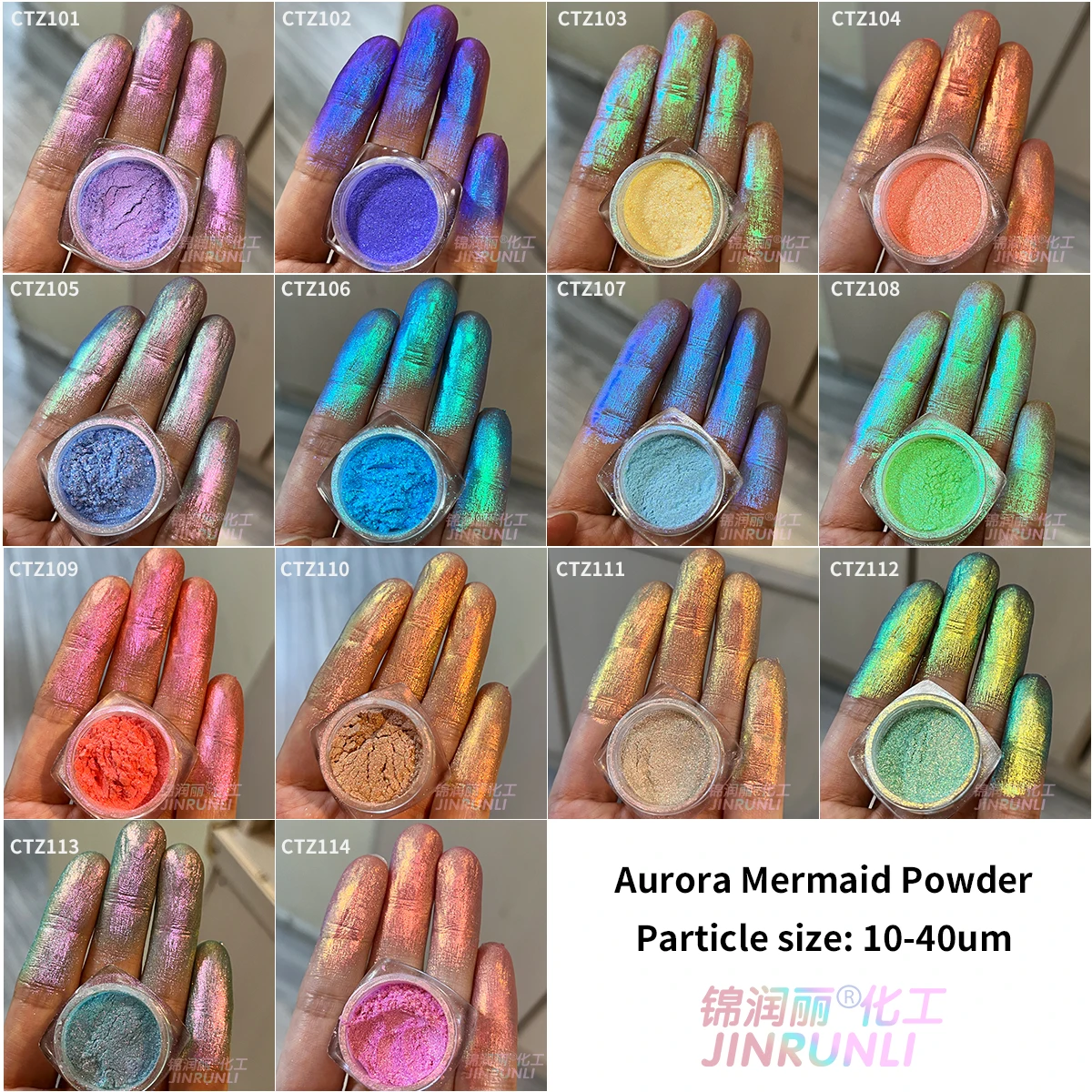 Super Optical Multichrome Chameleon Effect Variable Aurora Mermaid Pigment Powder - Buy Mermaid ...