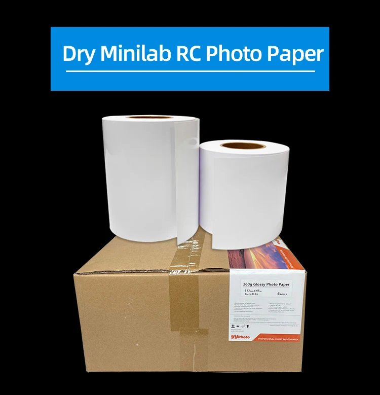 5/6/8 Inch D800 D700 Fuji De100 Glossy Luster Dry Mini Lab Printer RC ...