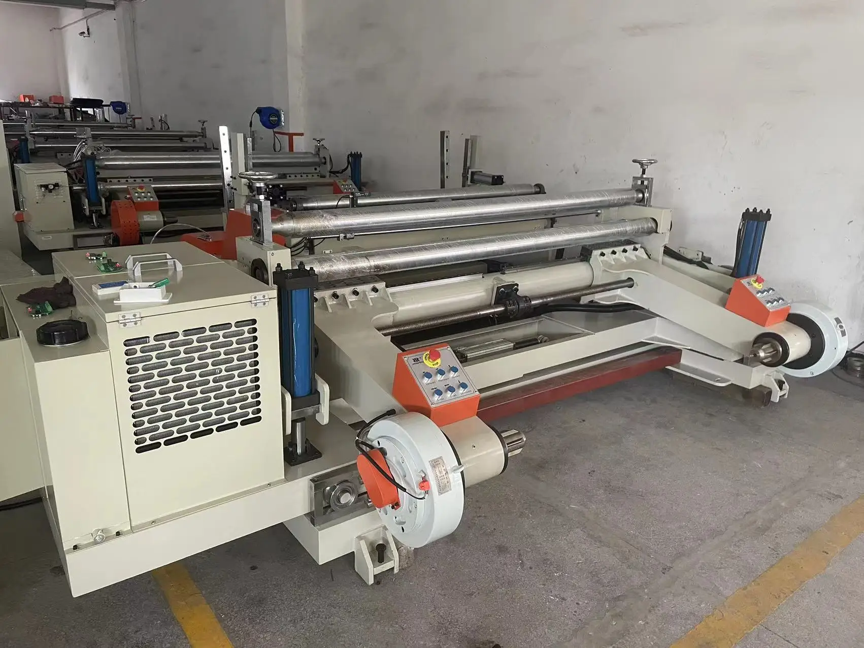 Jumbo Paper Roll Slitter Rewinder With Auto Edge Correction Paper ...
