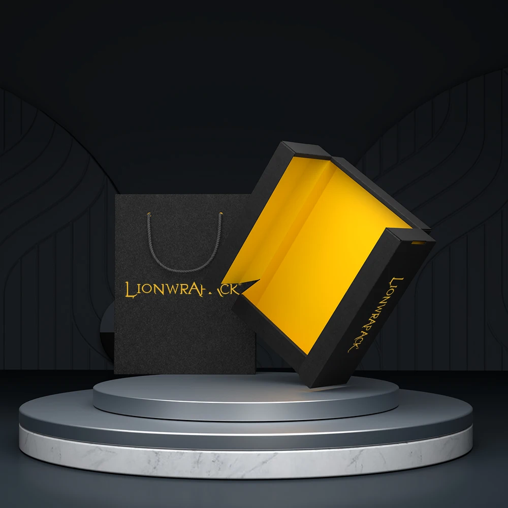 Lionwrapack Custom Logo Magnetic Folding Boxes for Clothes Storage ...